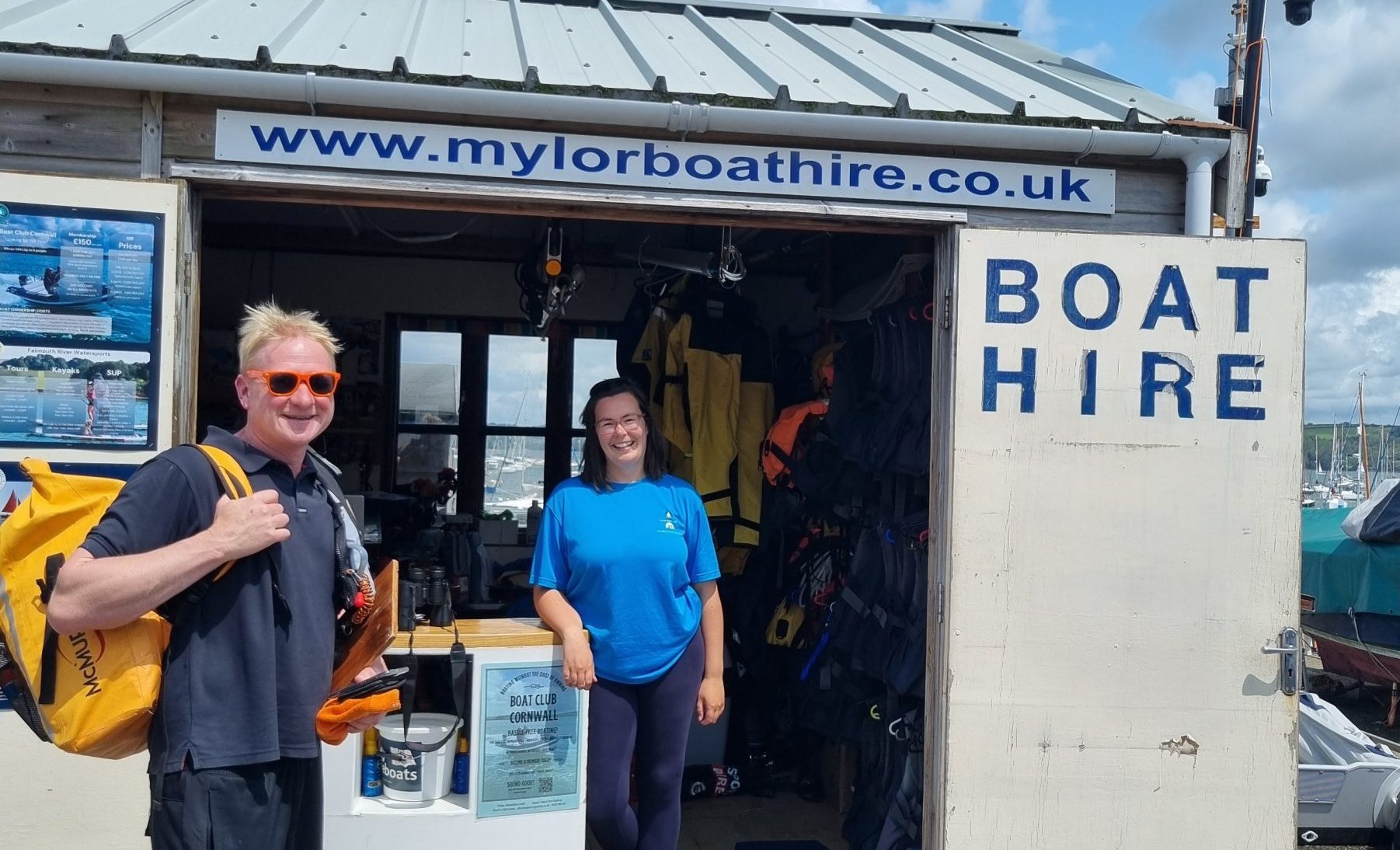 Boat Hire in Falmouth with Mylor Boat Hire - Dorset Marine Training